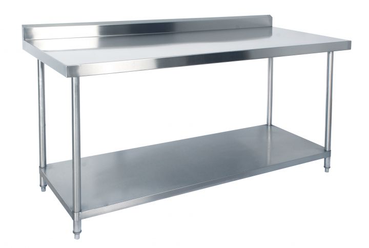 KSS 03-2400L - Bench With Undershelf & Splashback | SilverChef