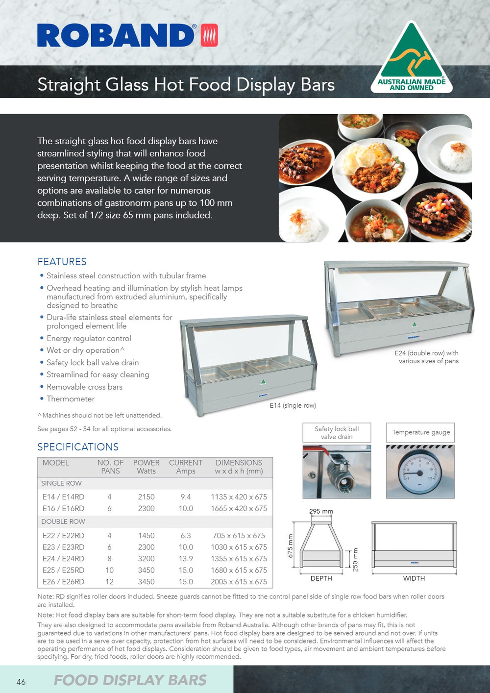 Roband E23 - Hot Food Display | SilverChef