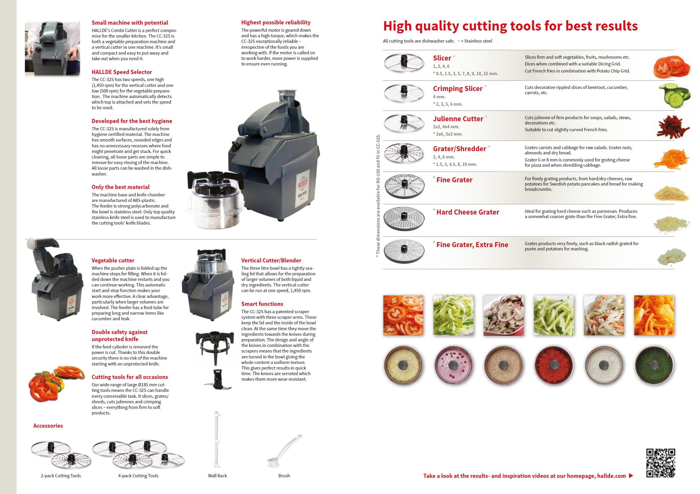 Hallde CC-32S - Combi Cutter | SilverChef