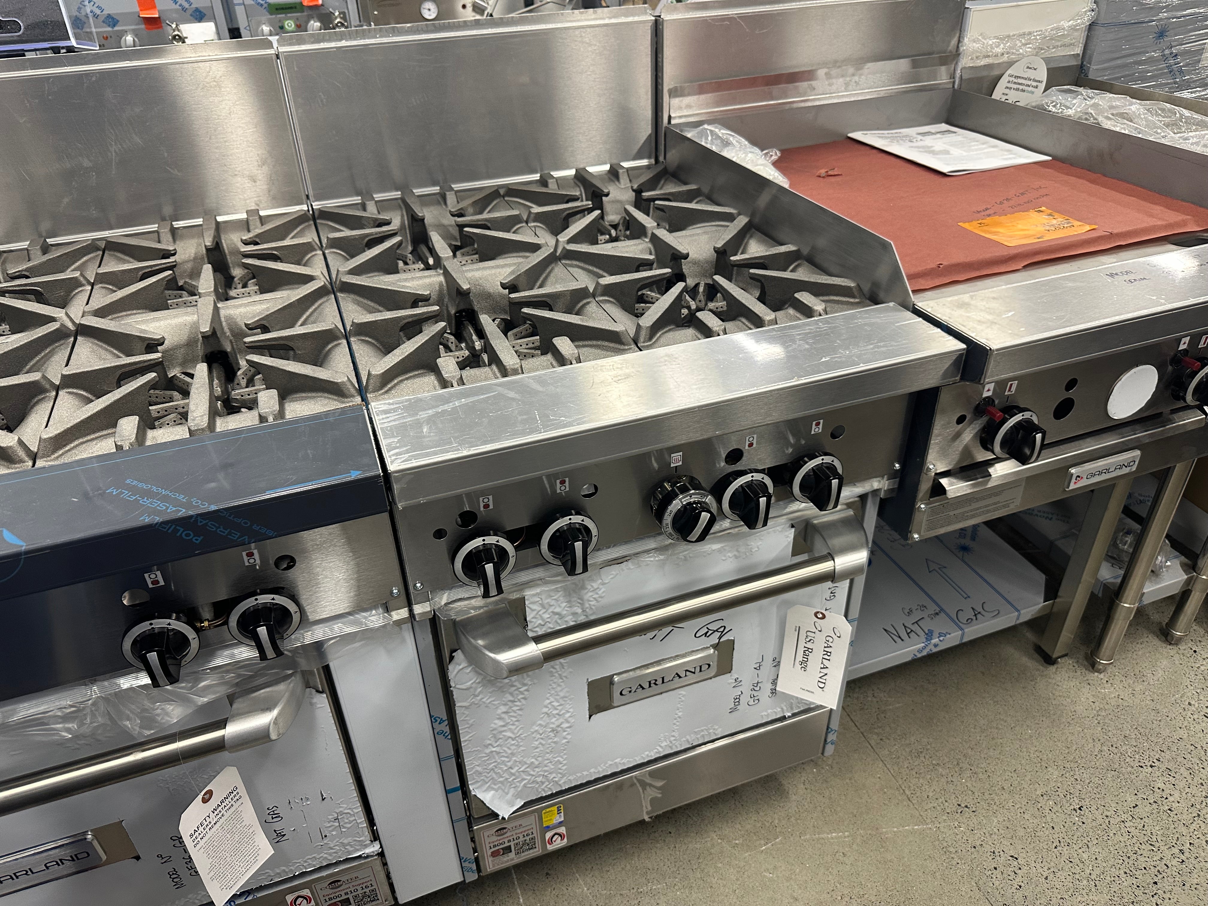 Garland GF24-4L 4 Burner Range Ovem | SilverChef