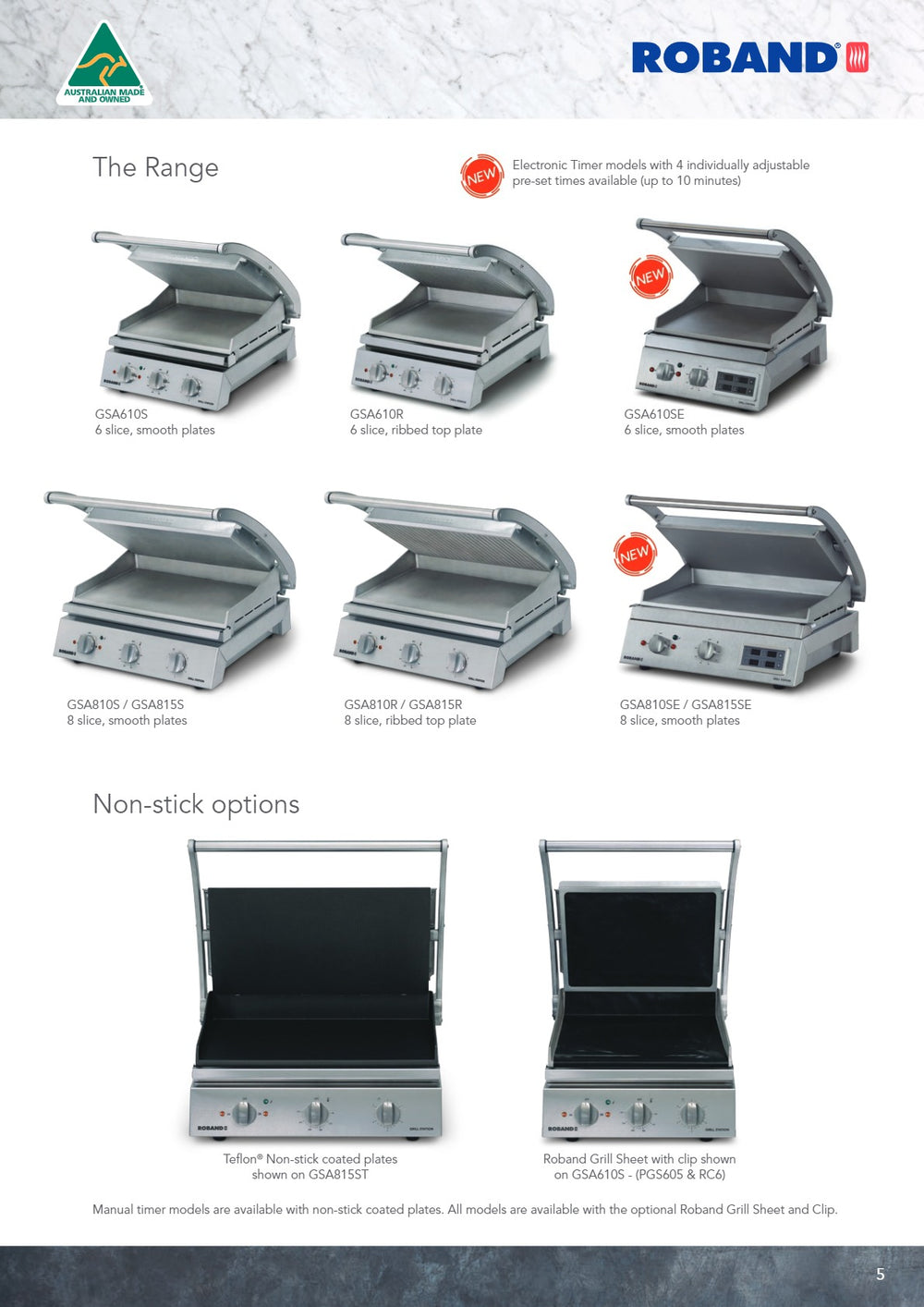 Roband GSA810S - Grill Station | SilverChef