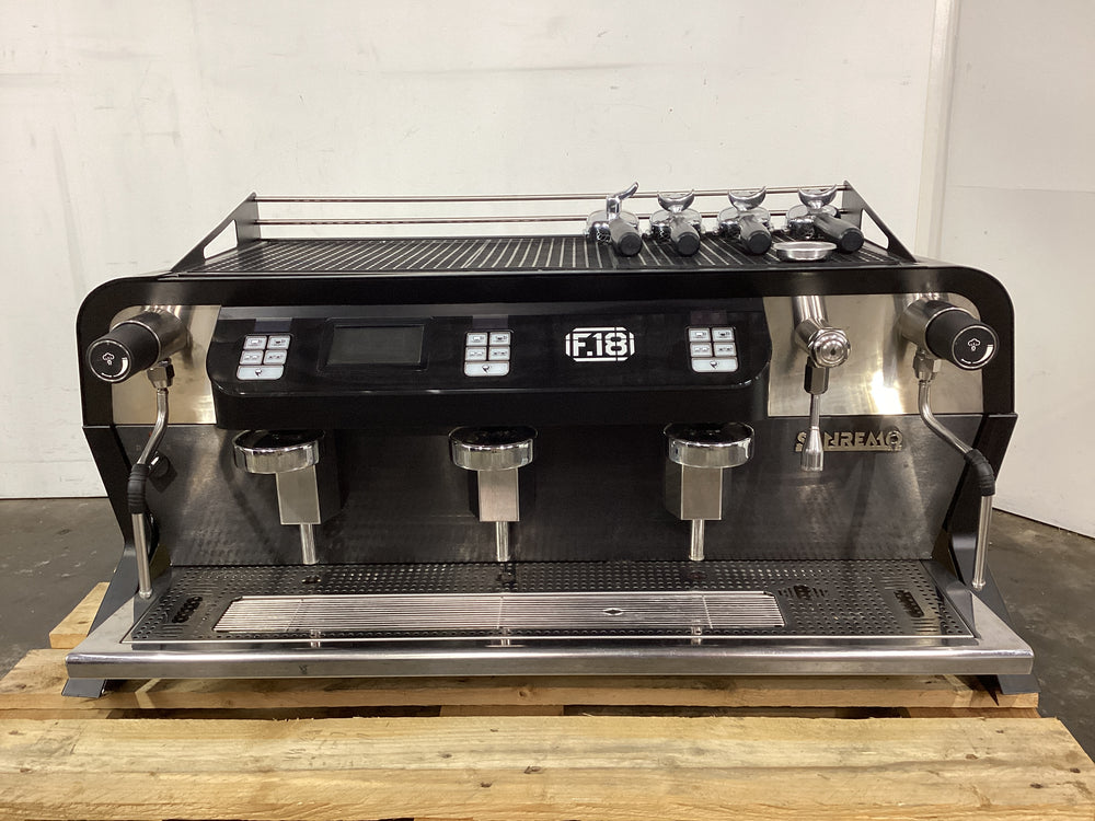 San Remo F18 Tall 3 Group Coffee Machine | SilverChef
