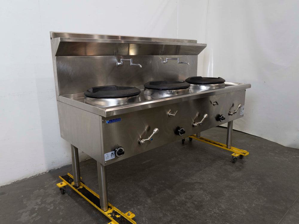 Luus WZ-3C 3 Hole Wok Table | SilverChef