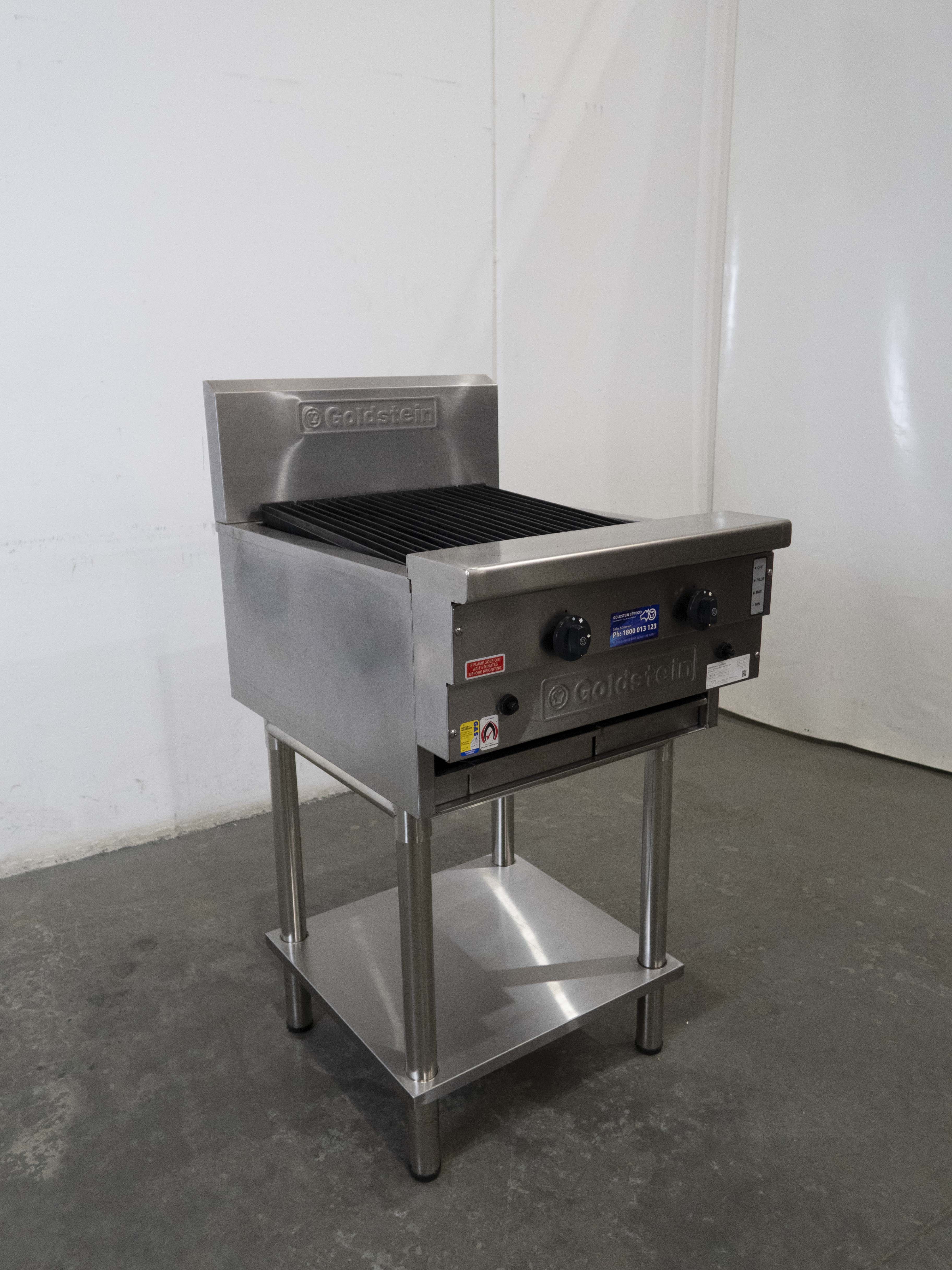 Goldstein RBA24L Char Broiler with Stand | SilverChef