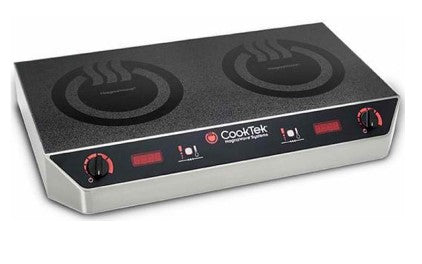 Cooktek Heritage MC3502S Dual Hob Induction Cooktop | SilverChef