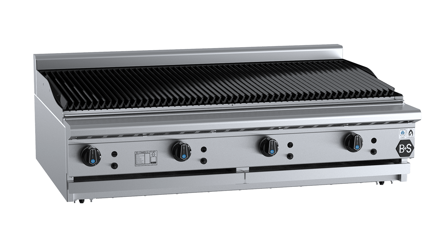 B+S Black CBR-12BM - Bench Mounted Char Broiler – SilverChef AU