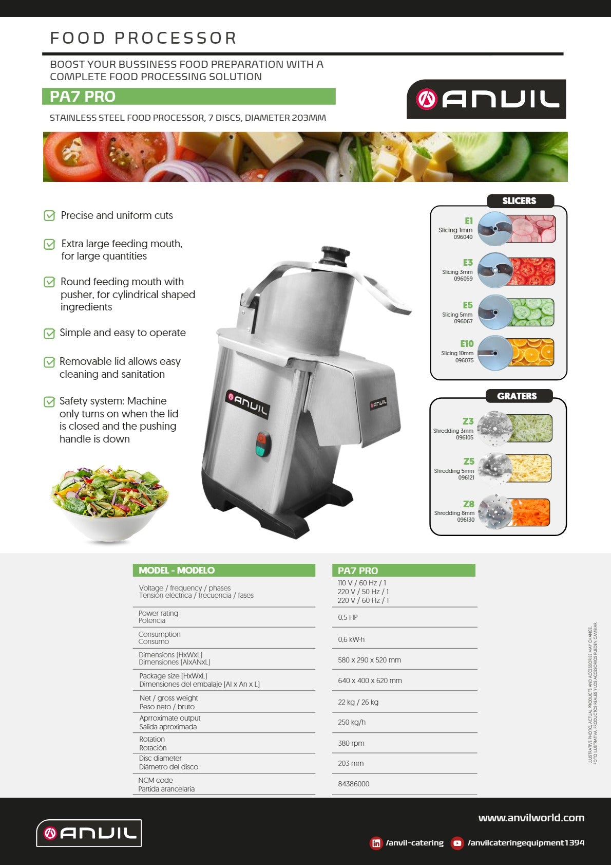 Anvil FPA0007 - Food Processor | SilverChef