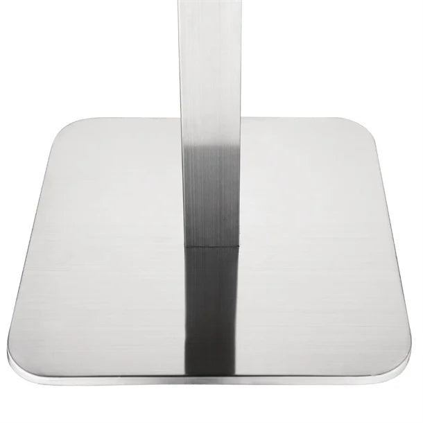 Bolero GK993 - Stainless Steel Square Table Base | SilverChef