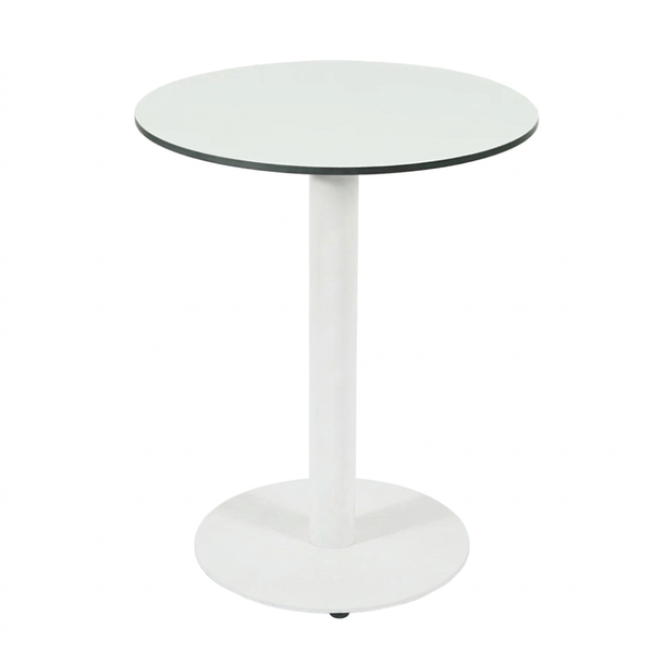 HPL Compact Laminate Tabletop with Round 450 Base White – SilverChef AU