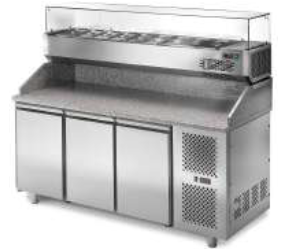 Italfridge IFPZA-3D-TOP 3 Door Pizza Prep Fridge | SilverChef