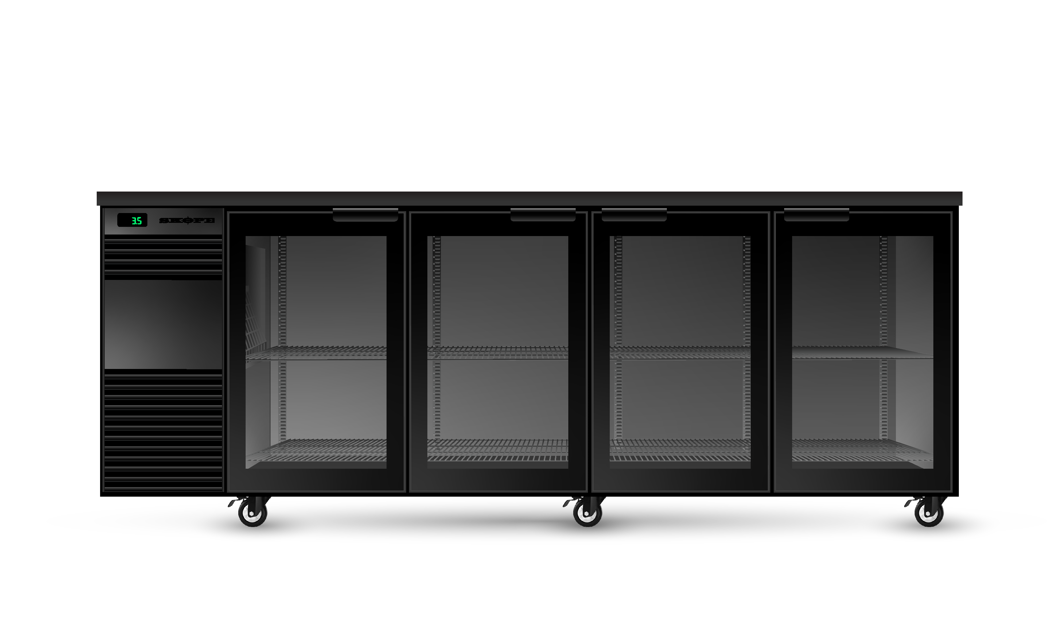 SKOPE BackBar BB.4.GSW - Bar Fridge | SilverChef